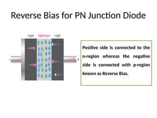 Biasing of PN Junction Diode forward and reverse bias | PPTX