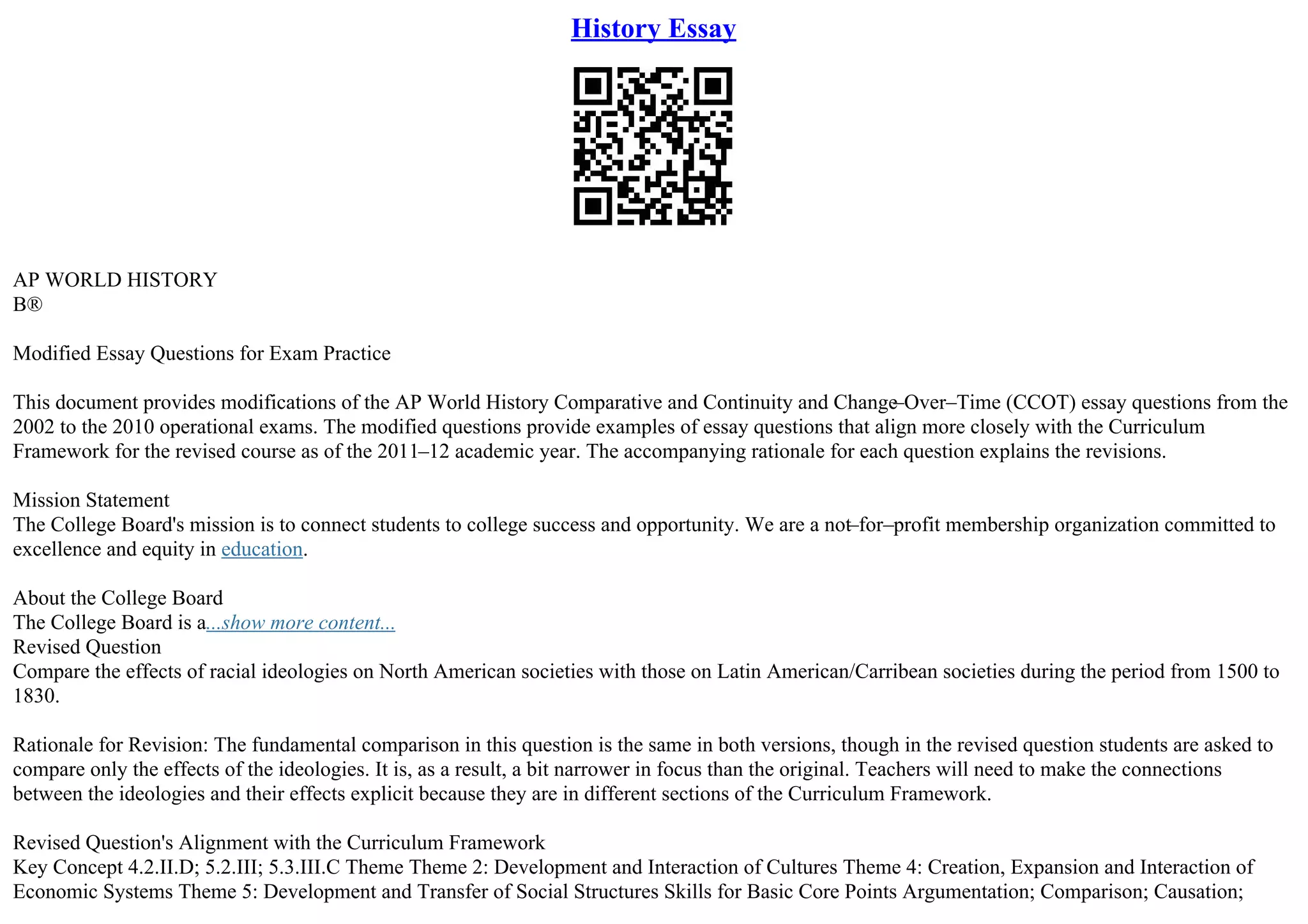 Bias In History | PDF | Education