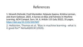 bias_in_machine_learning. Types of bias and definition | PPTX