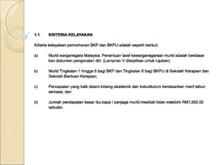 Biasiswa kecil persekutuan ( bkp ) 1 | PPT