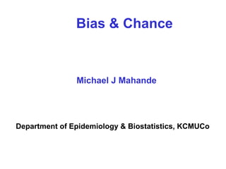 BIAS_Lecture_updated explaining different types of bias | PPTX