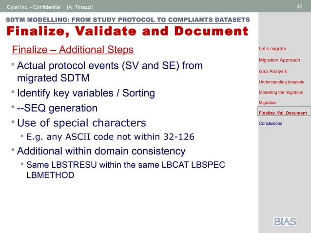 SDTM modelling: from study protocol to SDTM-compliant datasets | PPT | Databases | Computer ...