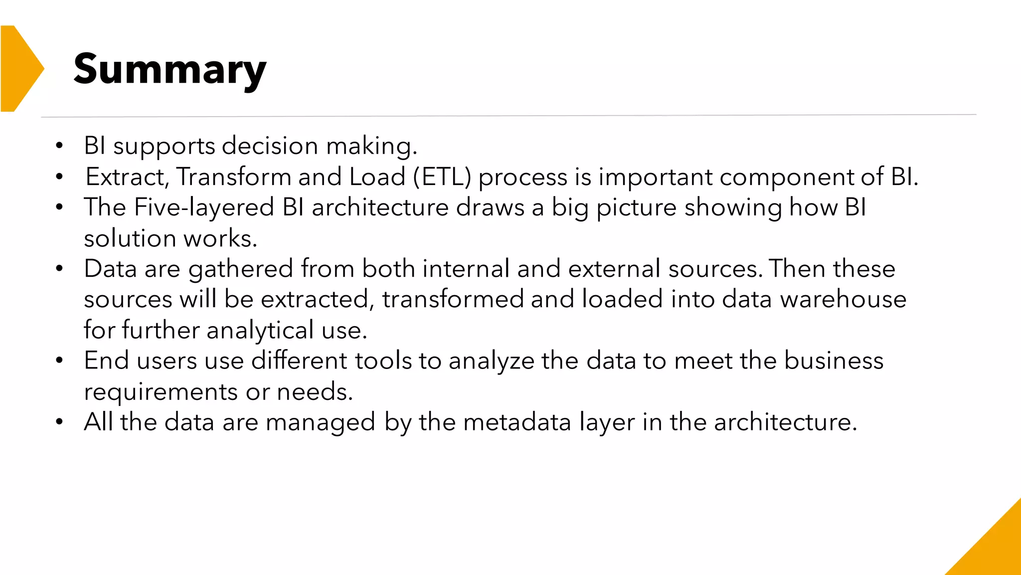 ETL and its impact on Business Intelligence | PDF