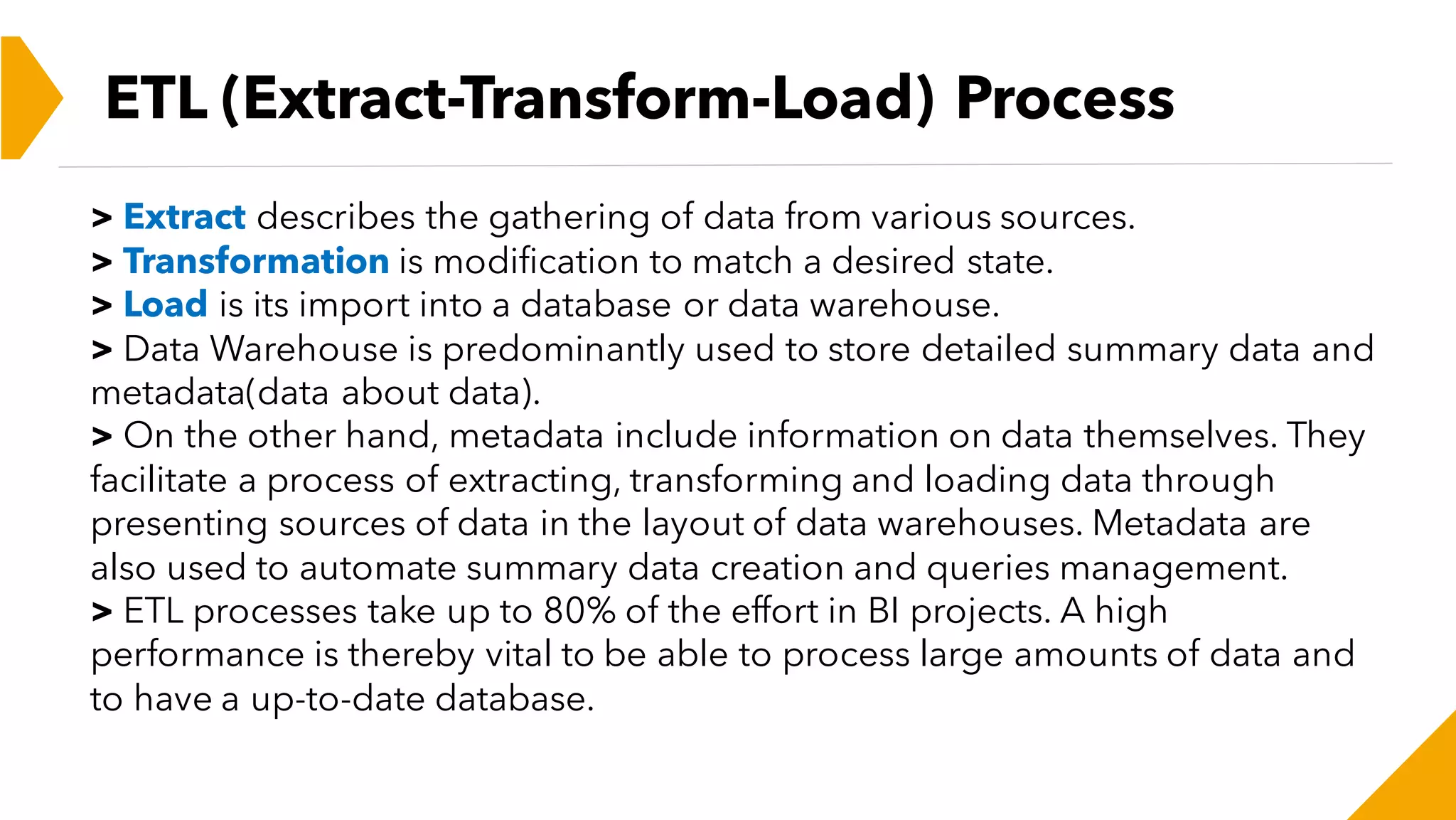 ETL and its impact on Business Intelligence | PDF