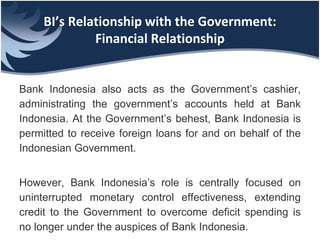 Bank Indonesia's Position as a State Institution | PDF