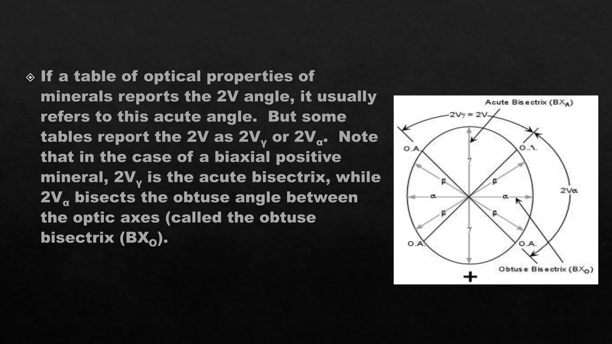 Biaxial Crystals and Determination of Optic Sign | PPTX