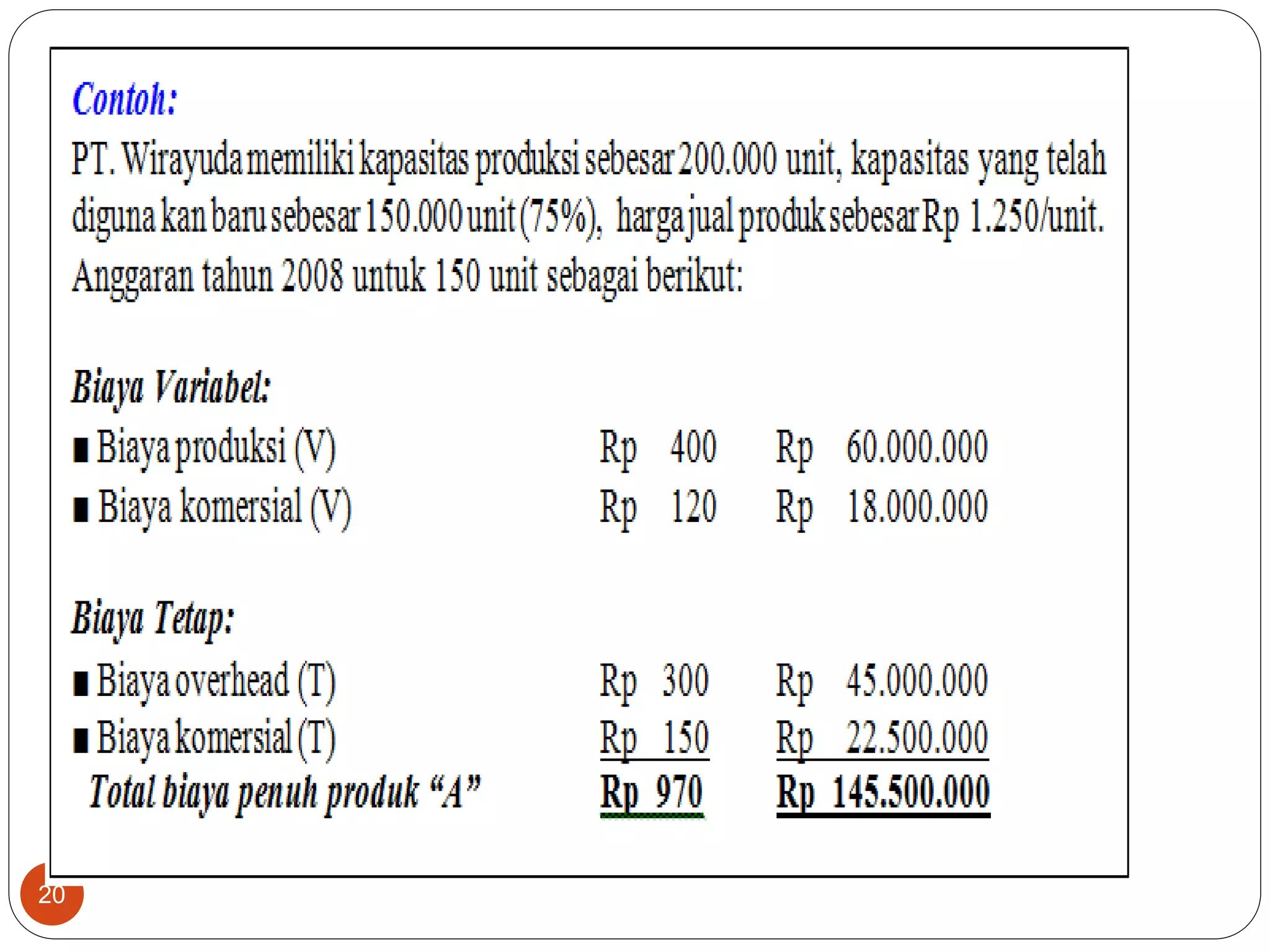 Biaya diferensial | PPT