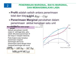 Biaya marginal | PPT