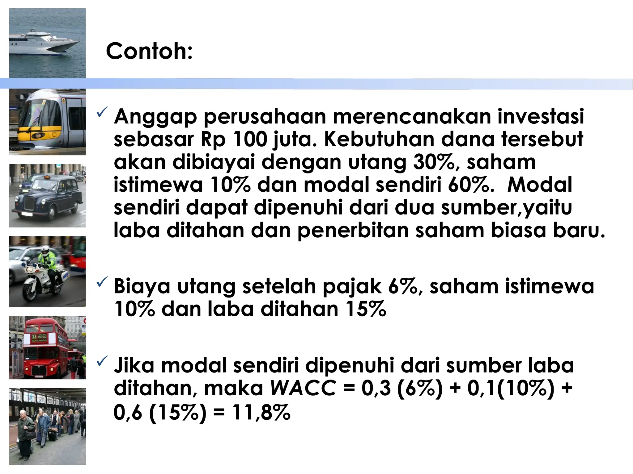 biaya modal (cost of capital) bagi perusahaan | PPT