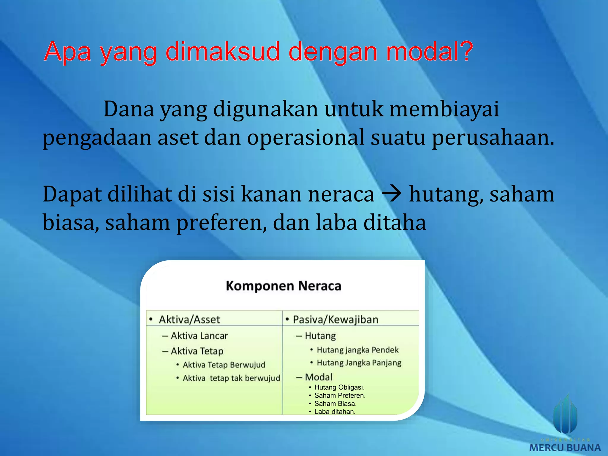 Biaya modal ppt ok | PPSX