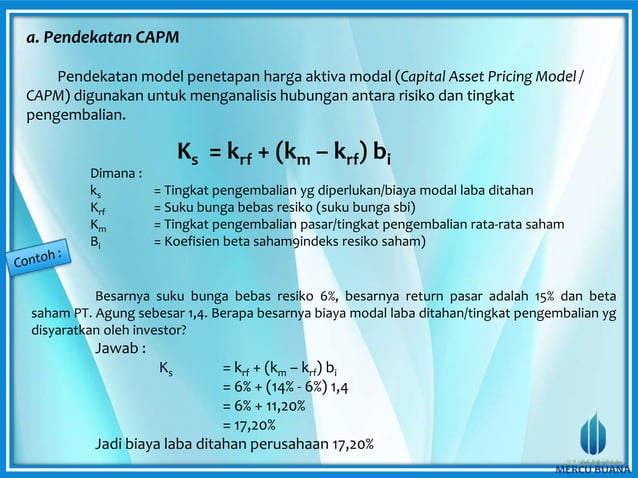 Biaya modal ppt ok | PPSX