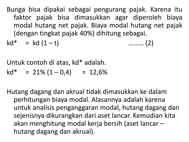 Biaya Modal keuangan dan ekonomi analisa.pptx