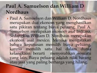 Biaya Peluang | PPTX