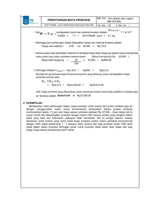 Biaya produksi | PDF