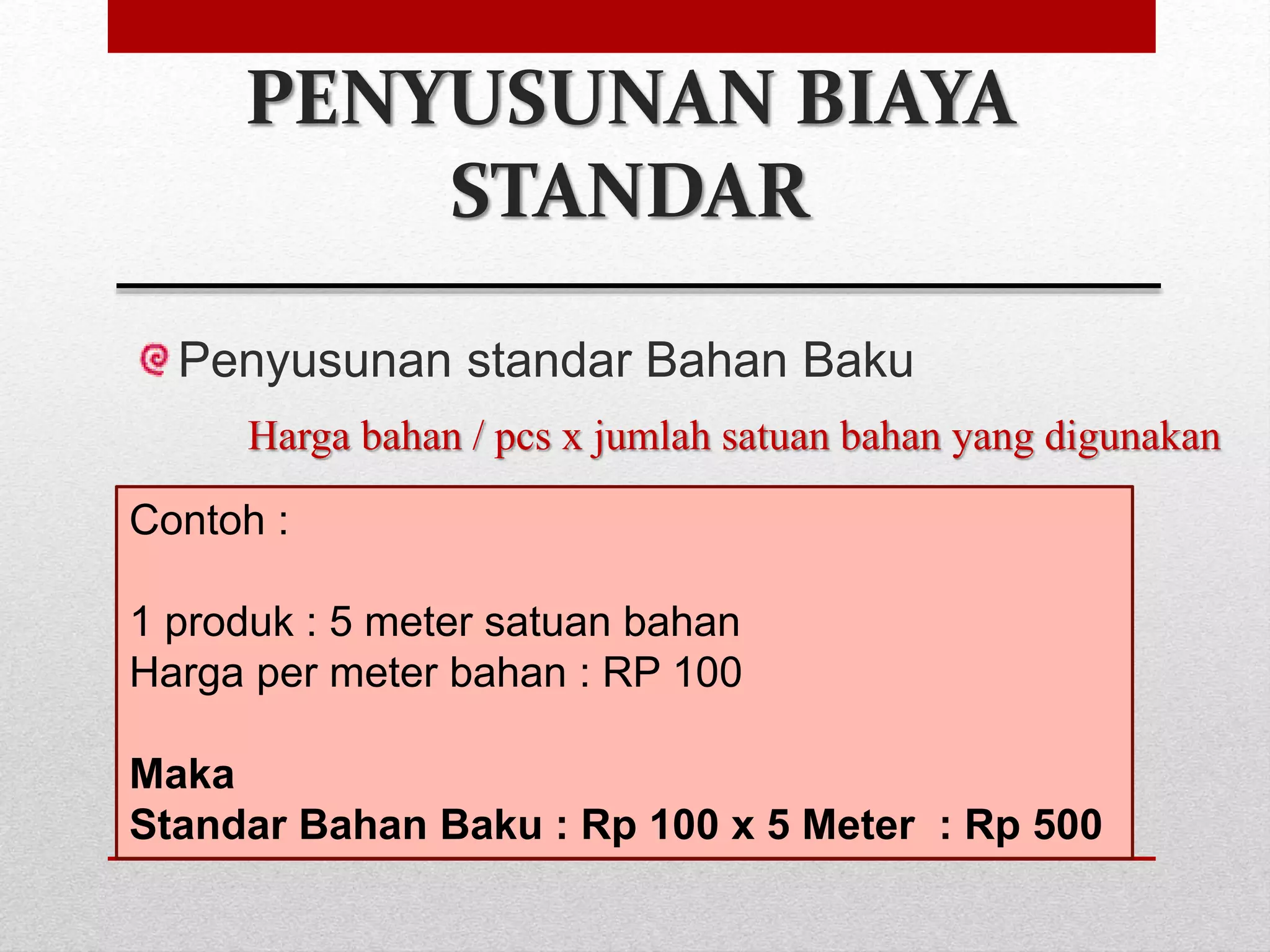 Sistem Biaya Standar - Bisnis Menejemen | PPTX