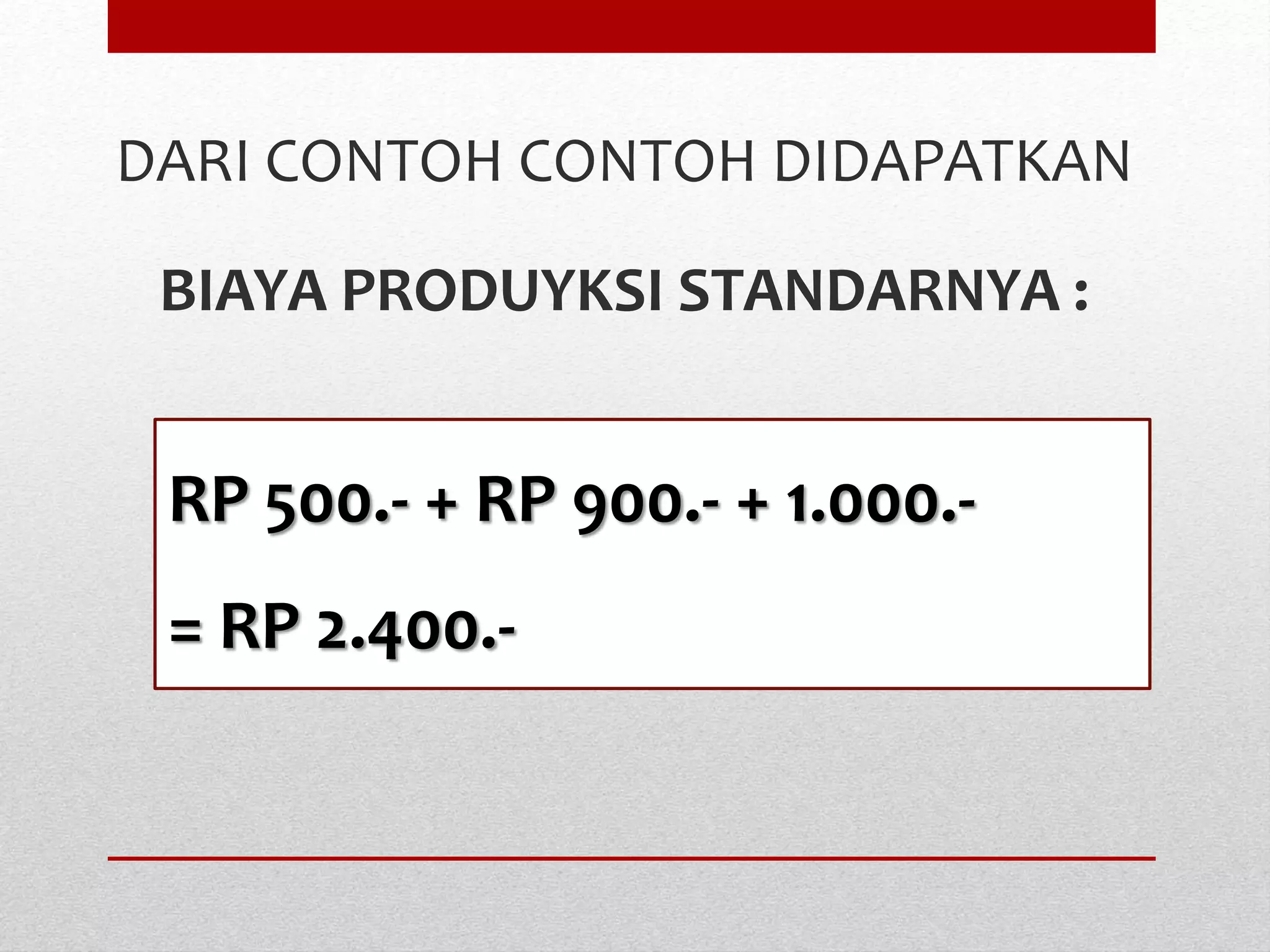 Sistem Biaya Standar - Bisnis Menejemen | PPTX