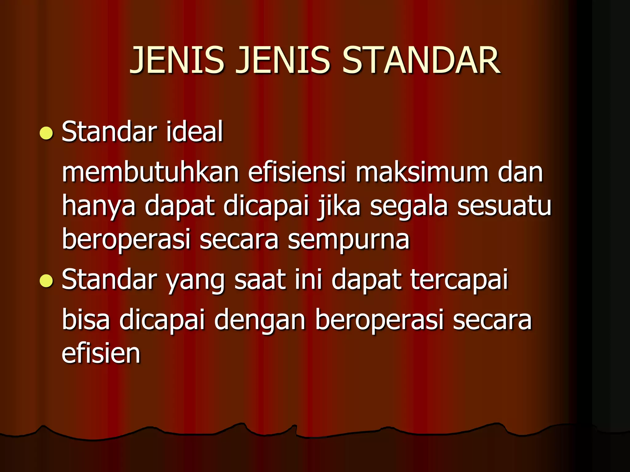 Biaya standar suatu alat pengendalian manajerial | PPTX
