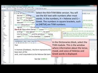TVM for e-Sword | PPTX