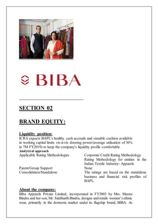 Biba final case study for competition | DOCX