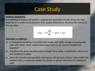 HOMOGENOUS DEFERENTIAL EQUATIONS ,IN BIOINFOMATICS2.pptx