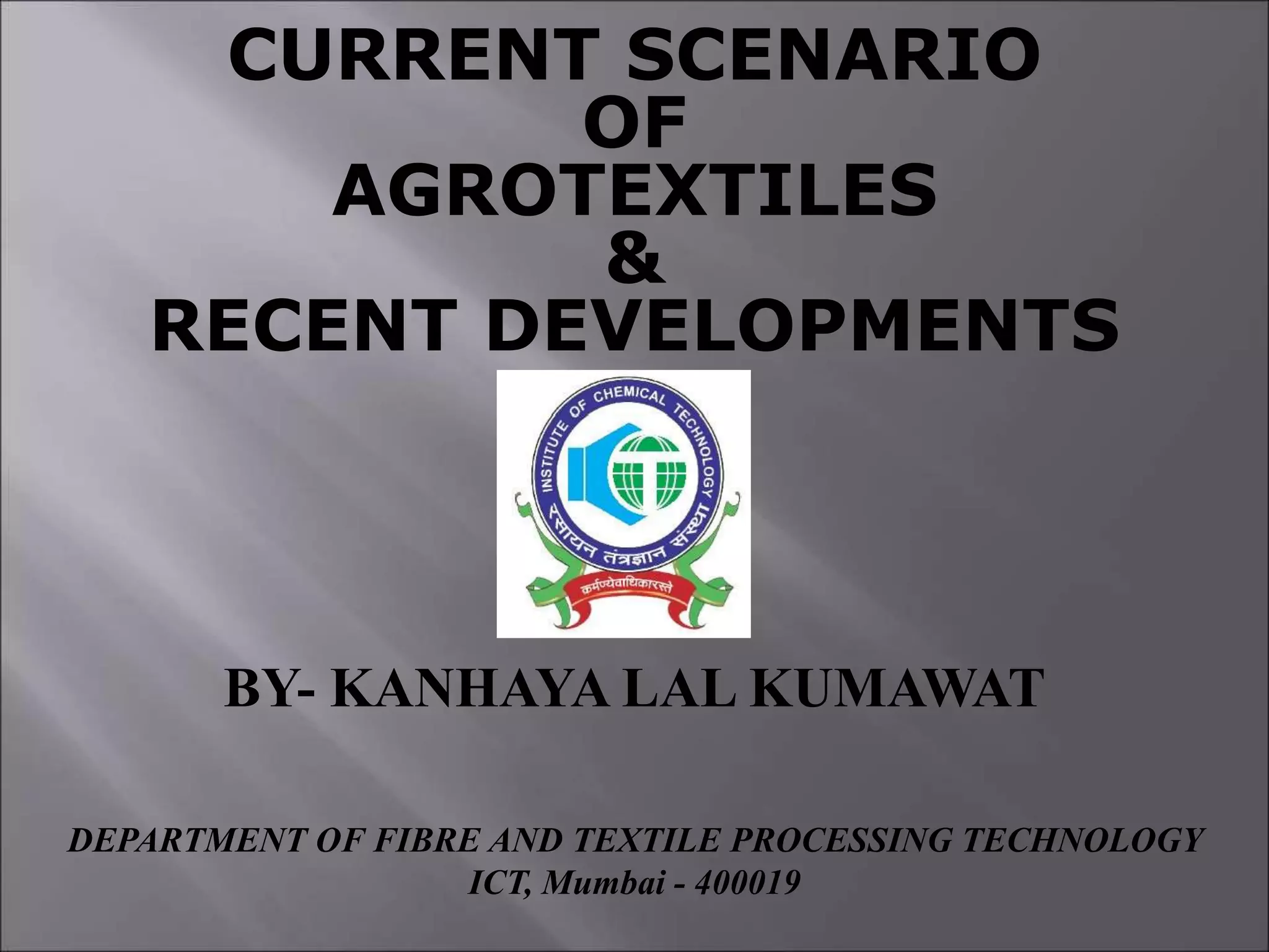 Agriculture textiles | PPT