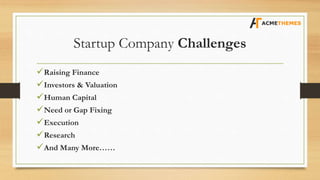 Entrepreneurship- Start-up, Opportunity & Challenges | PPTX
