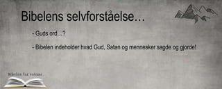Bibelen for voksne | PPTX
