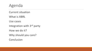 BI BEST PRACTICE SUMMIT: The Power of XBRL | PPT