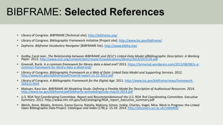 BIBFRAME as a Library Linked Data Standard | PPTX | Web Design and HTML | Internet