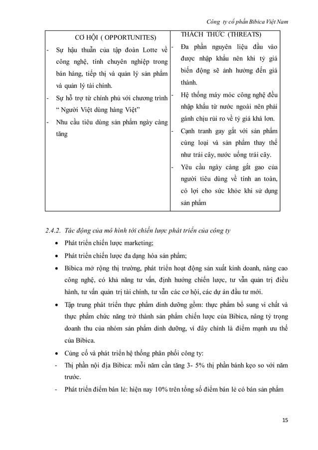 Bài tiểu luận về công ty Bibica | DOCX