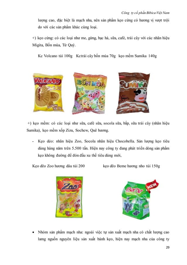 Bài tiểu luận về công ty Bibica | DOCX