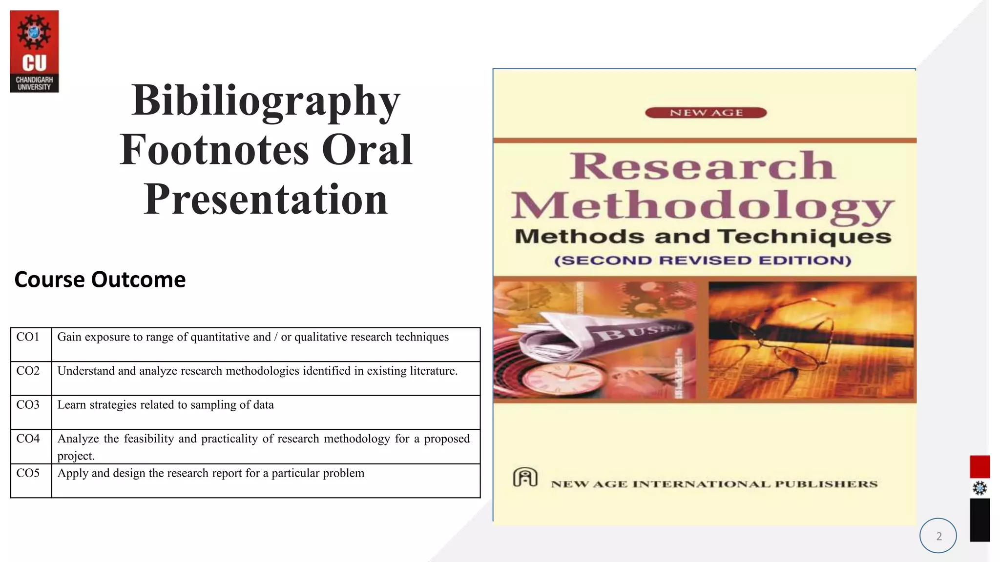 Bibiliography Footnotes Oral Presentation PPT 17.pptx | Science