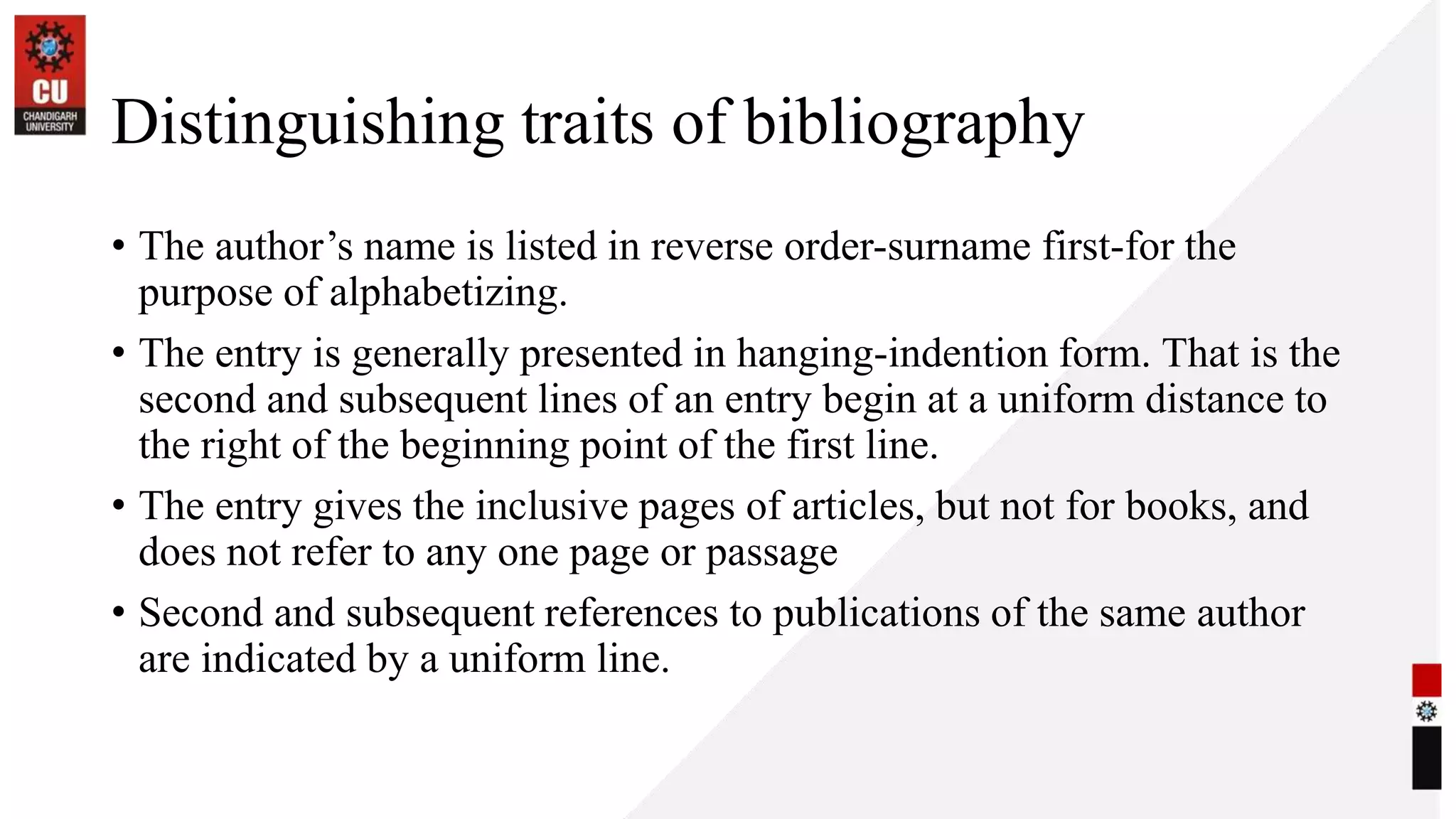 Bibiliography Footnotes Oral Presentation PPT 17.pptx | Science