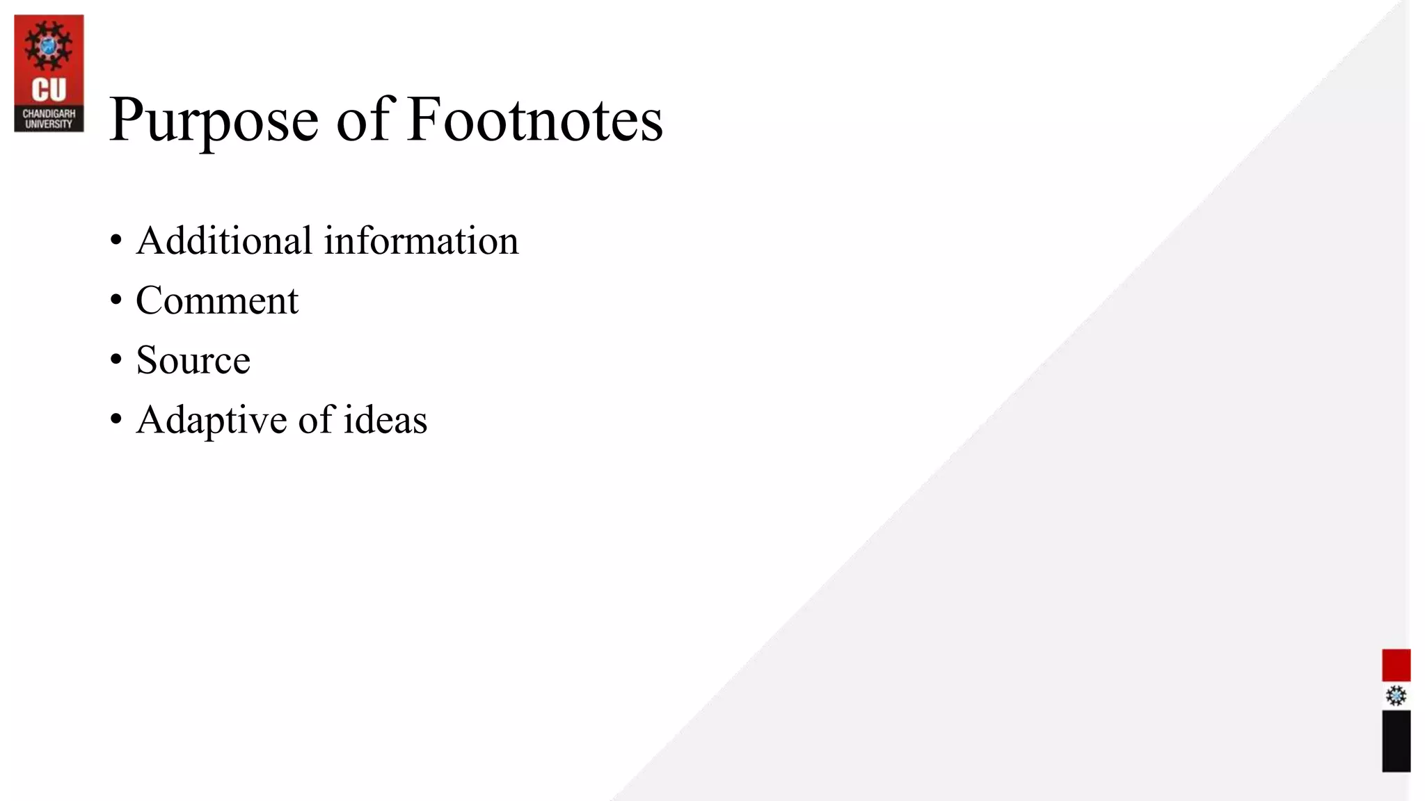 Bibiliography Footnotes Oral Presentation PPT 17.pptx | Science