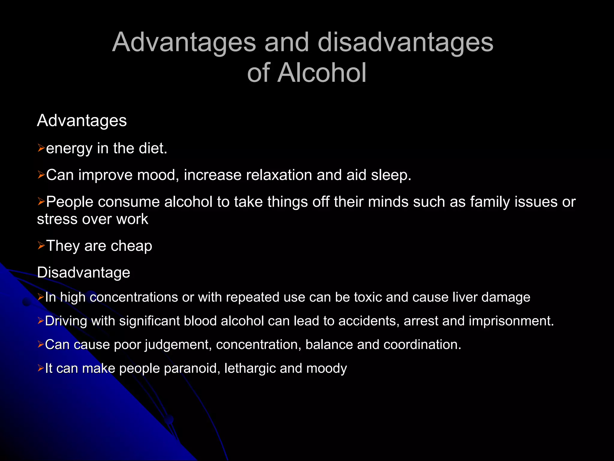 Dangers of drinking Alcohol | PPT