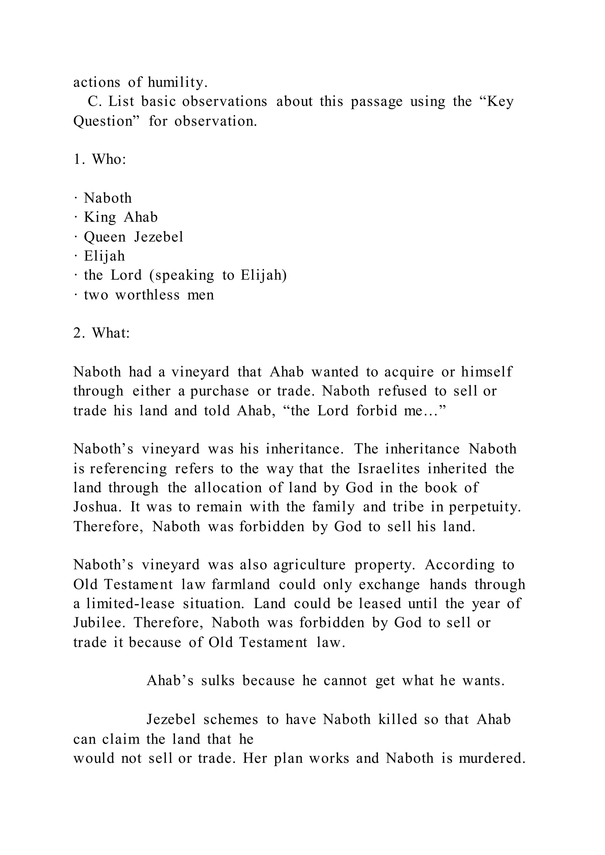 BIBL 104 – OT Bible Study Assignment RubricCriteriaLevels of A | DOCX