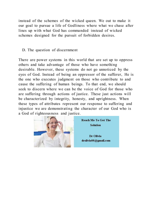 BIBL 104 – OT Bible Study Assignment RubricCriteriaLevels of A | DOCX ...