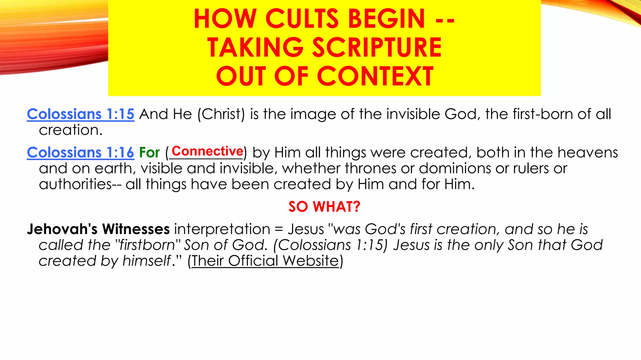 Bible Study 101 | PPTX