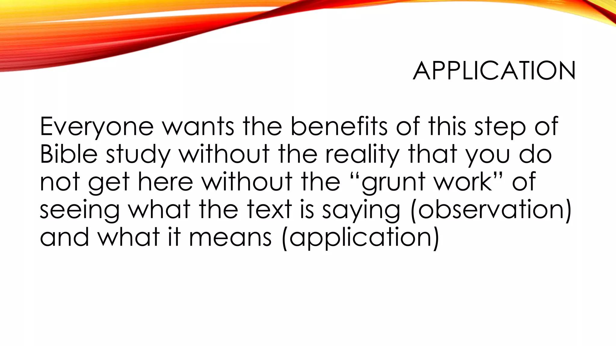 Bible Study 101 | PPTX