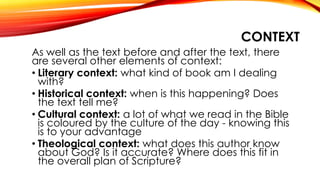 Bible Study 101 | PPTX