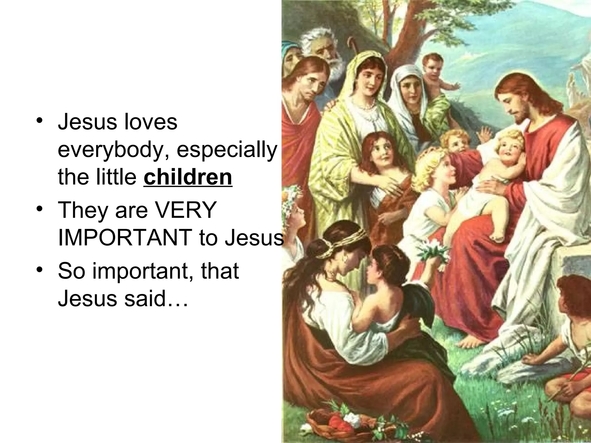 Bible Lesson Slideshow: "The Transfiguration" and "Jesus and the ...