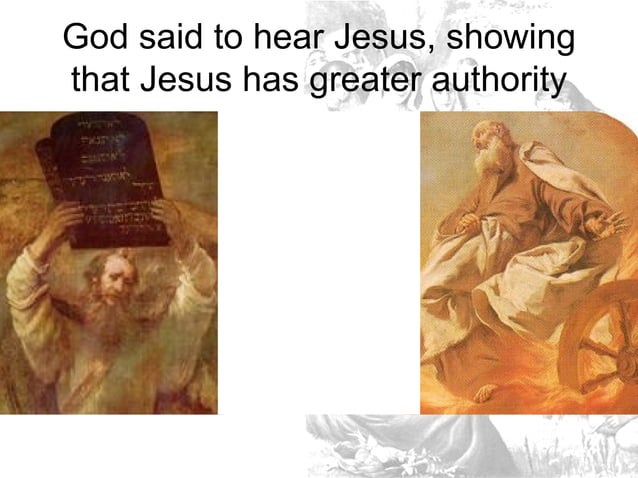 Bible Lesson Slideshow: "The Transfiguration" and "Jesus and the ...