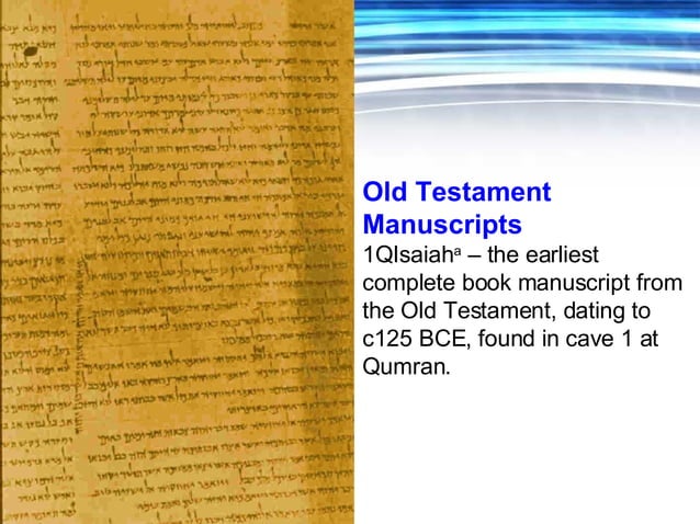 Bible Manuscripts and Translations | PPT | Christianity | Religion ...