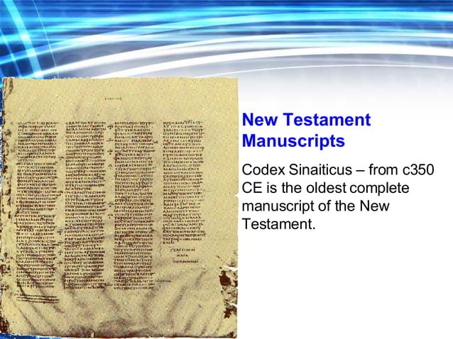 Bible Manuscripts and Translations | PPT | Christianity | Religion ...