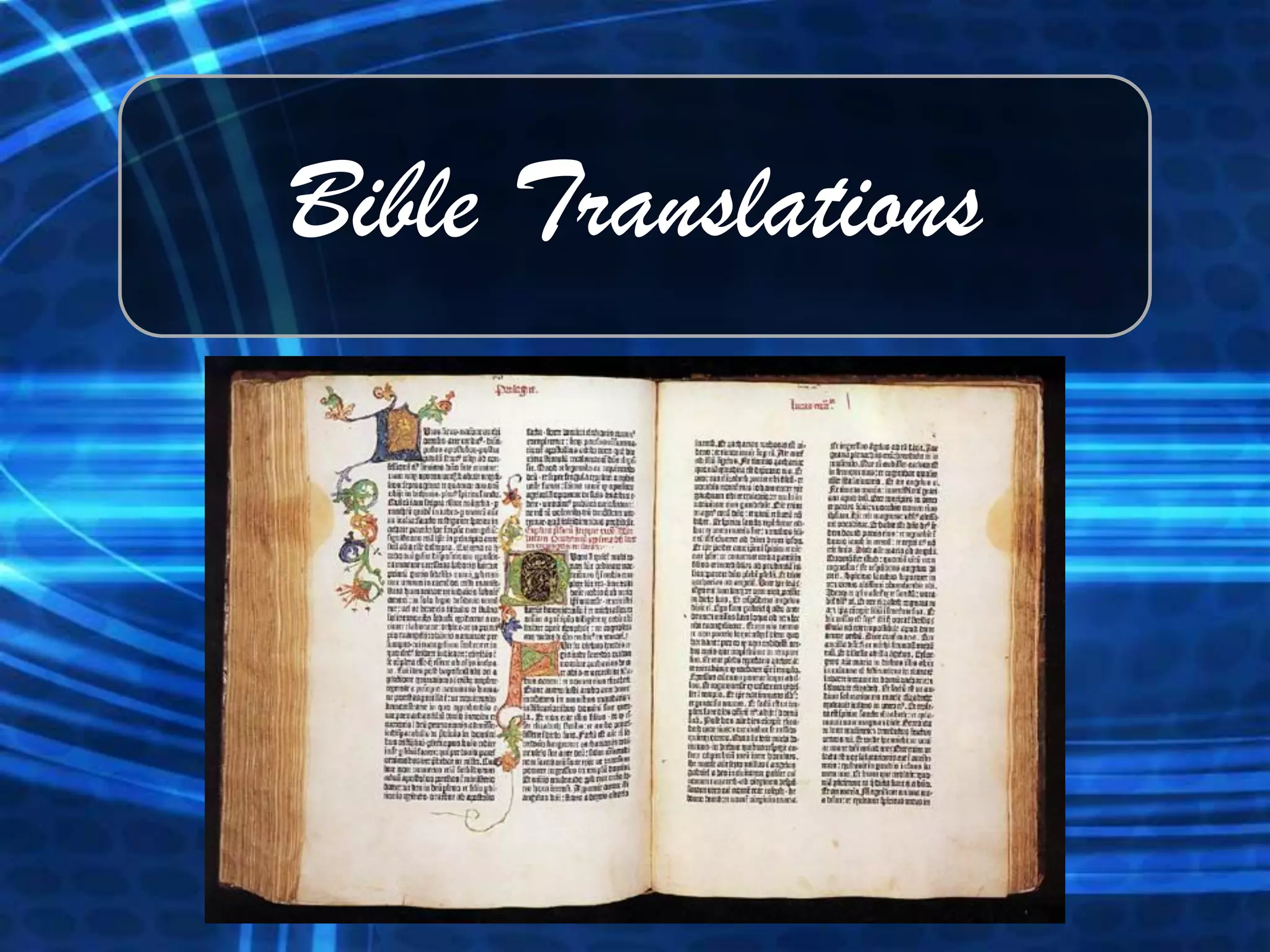 Bible Manuscripts & Translations | PDF