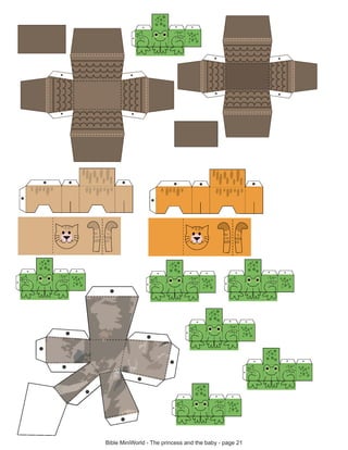 Minecraft Papercraft Baby Creeper