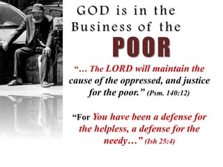 The Poor and the Bible | PPTX
