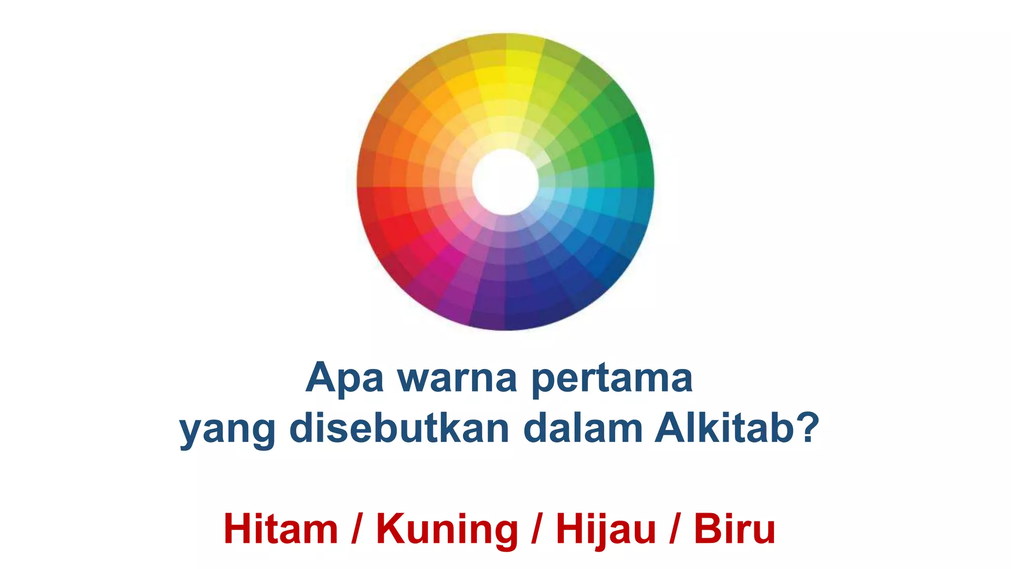 Bible Quiz - Kuis Alkitab | PPTX