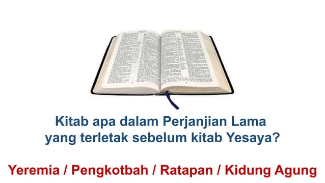 Bible Quiz - Kuis Alkitab | PPTX