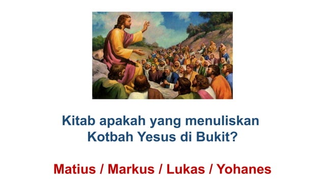 Bible Quiz - Kuis Alkitab | PPTX